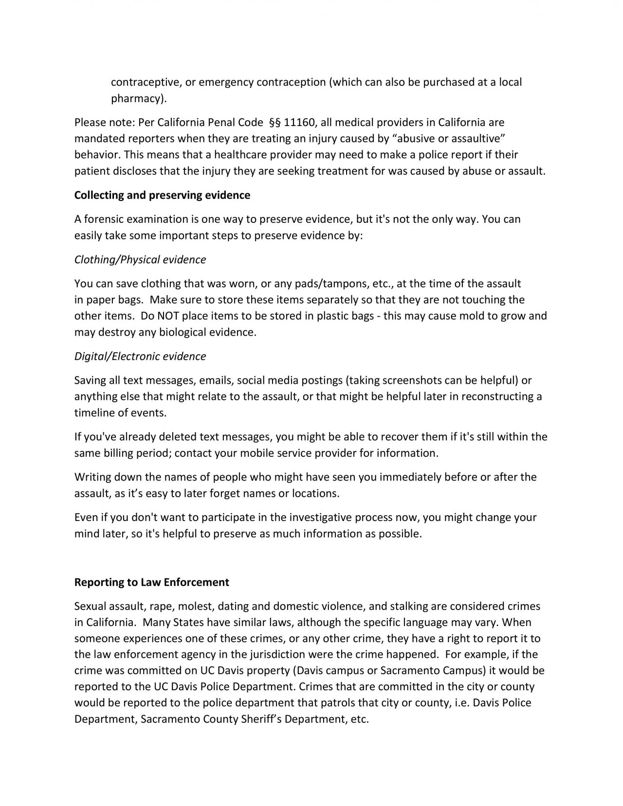 About Sexual Assault - Empower Yolo